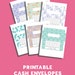 Calming Ocean Editable & Printable Cash Envelopes Set of 6, Cash ...