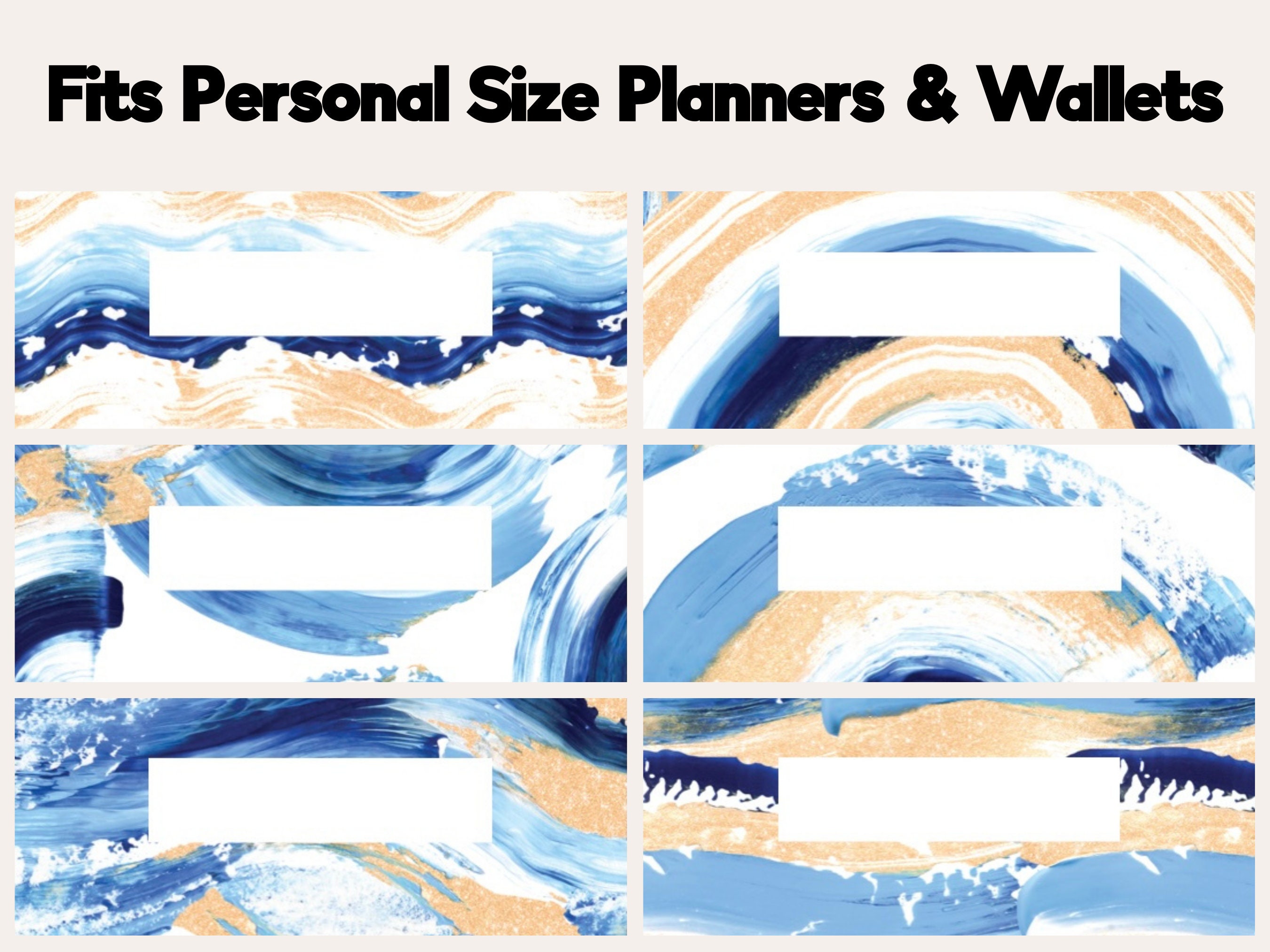 Frozen Waves Editable Printable Cash Envelopes Set of 6 PDF, Cash ...