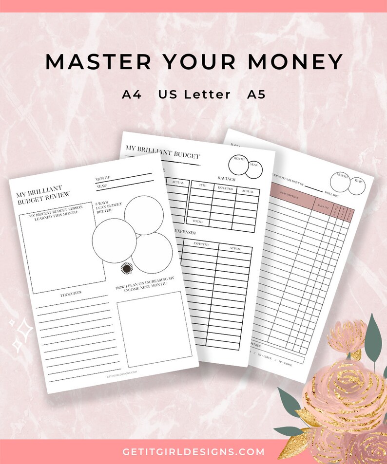 The Mom Boss Life Binder Life Planner Home Management PDF Printable ...