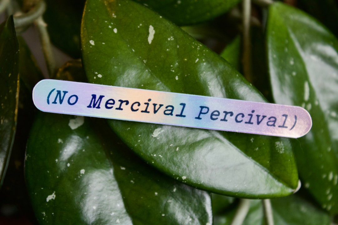 No Mercy Percy // Critical Role // Holographic Sticker - Etsy