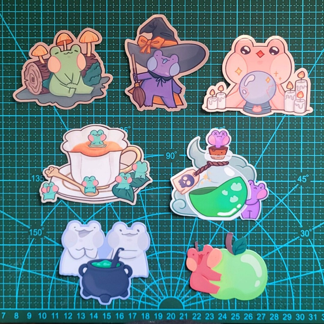 Cute Froggy Stickers - Etsy