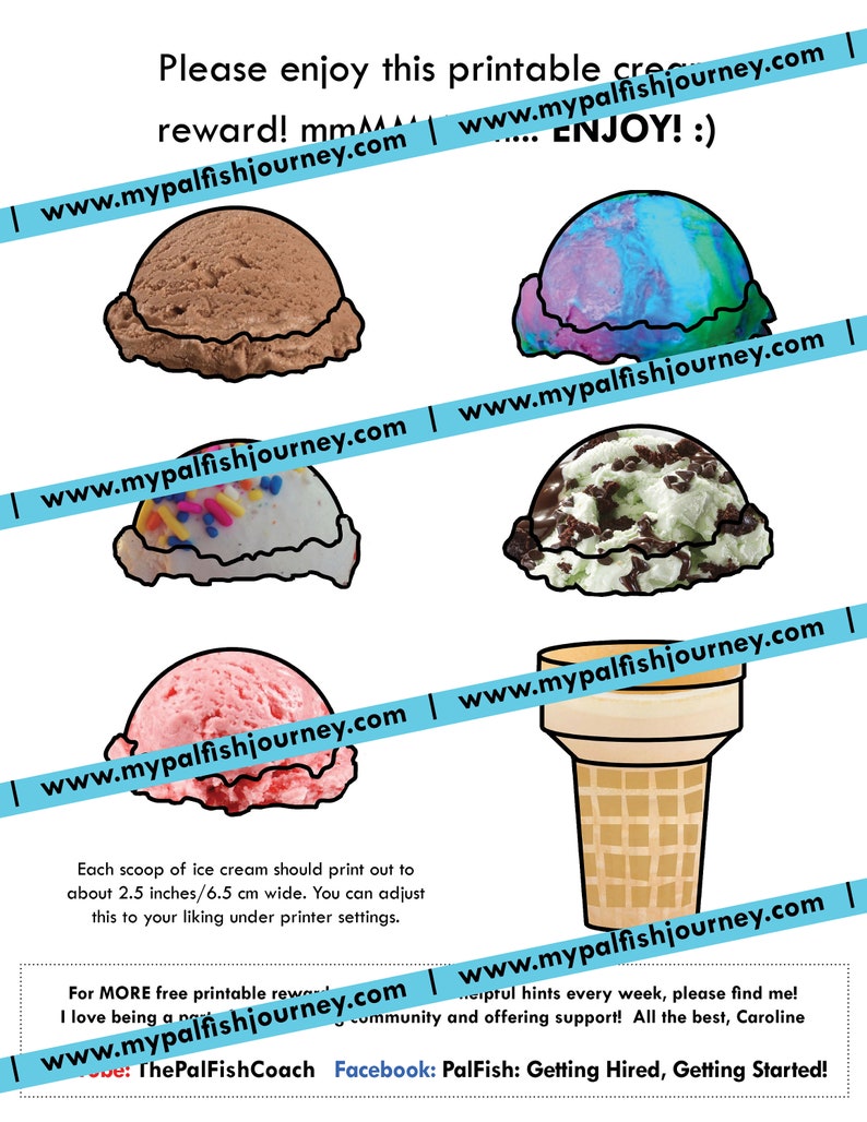 PALFISH Ice Cream Reward - Etsy