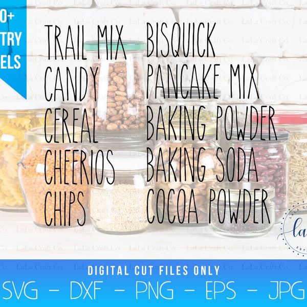 Farmhouse Pantry Labels - Etsy