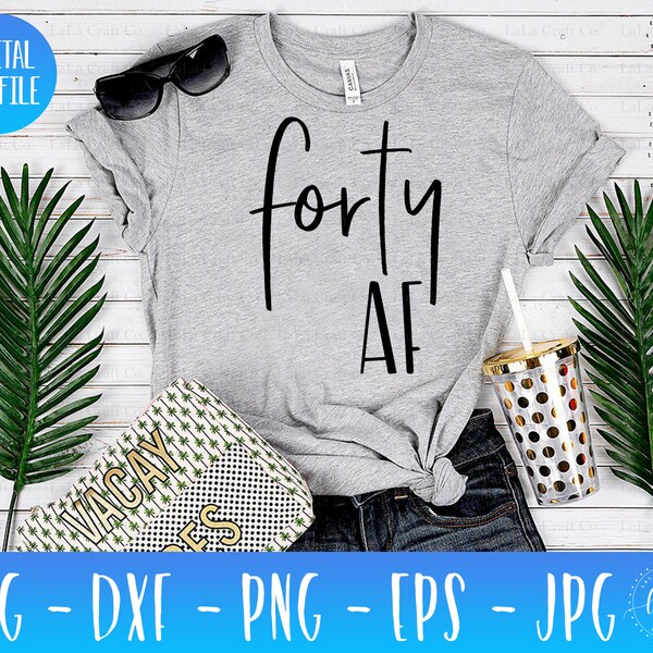 40th Birthday Designs for Silhouette - Etsy