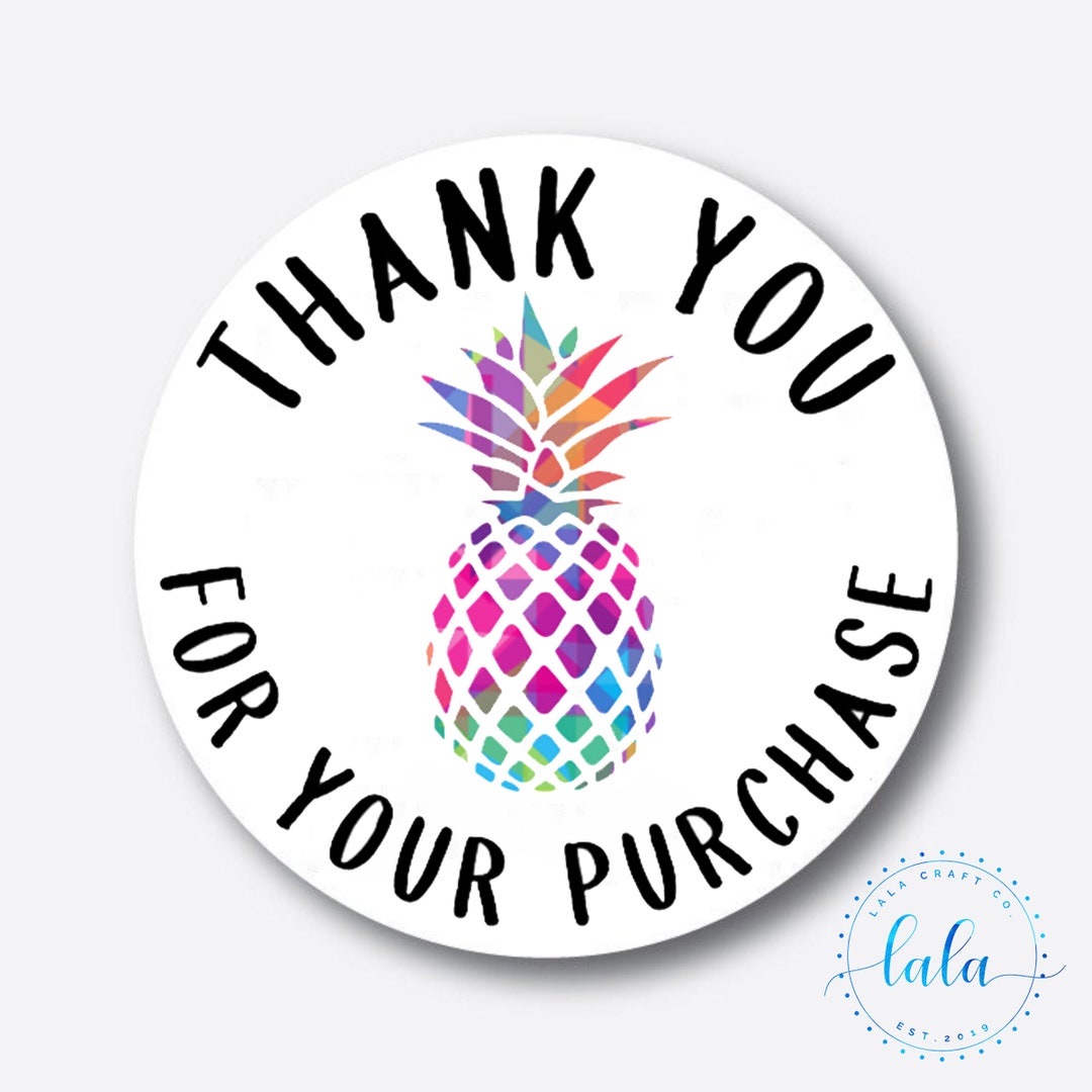 1" Thank You Labels Avery 6450 | Printable Labels | Cute Thank You ...