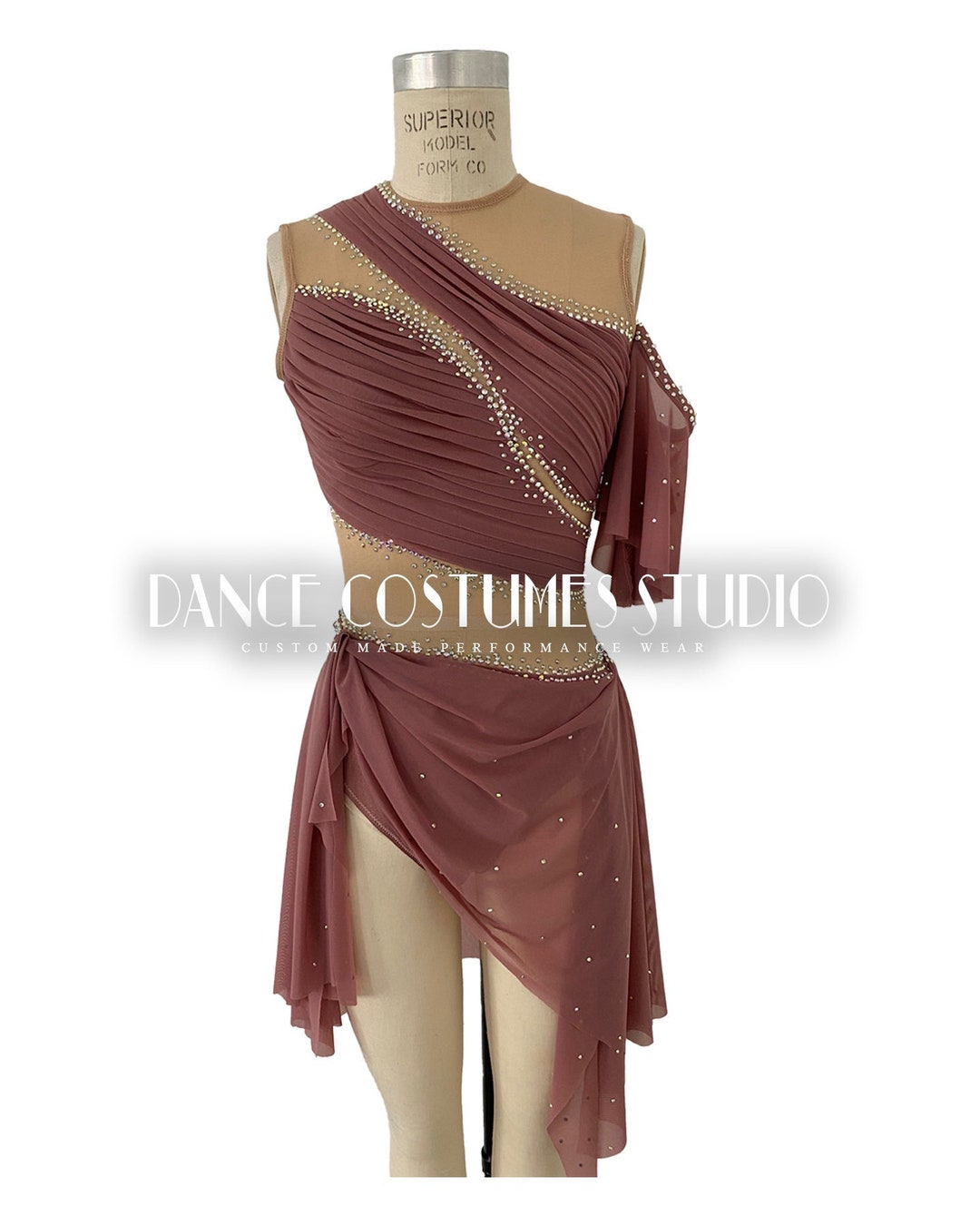 New Latin Ballroom Performance Costume | Salsa Dress | Bachata Costume ...
