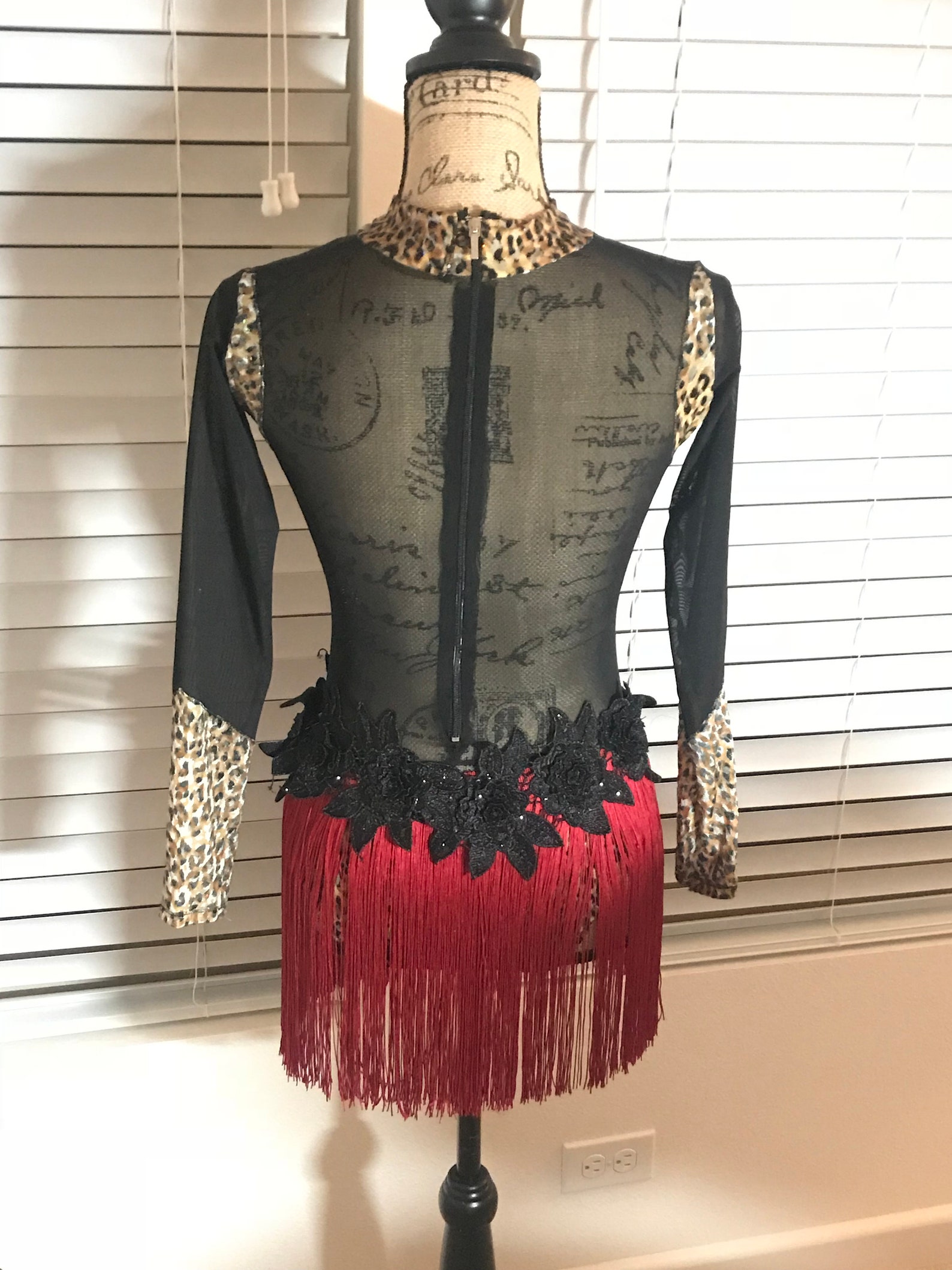 New Latin Ballroom Performance Costume Salsa Dress Bachata | Etsy