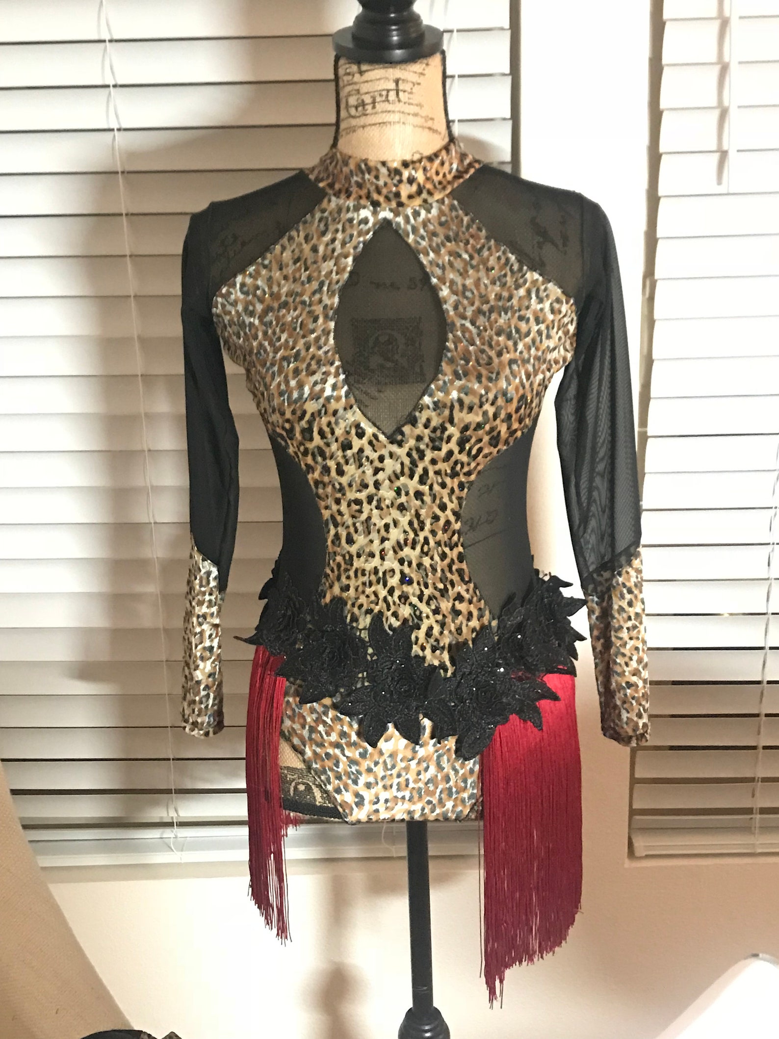 New Latin Ballroom Performance Costume Salsa Dress Bachata | Etsy