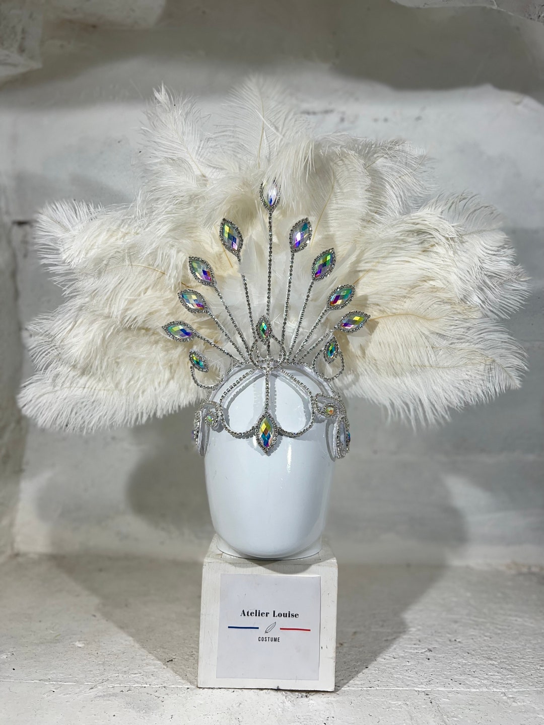 High Quality Samba Cabaret Frame Headdress Armature Headdress Feather ...