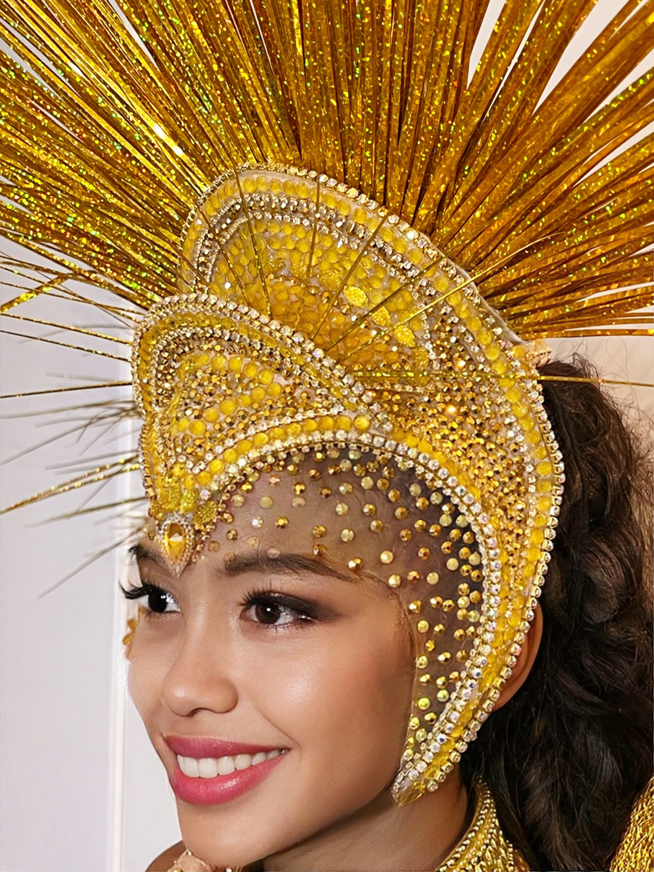 High Quality Samba Cabaret Frame Headdress Armature Headdress Filaments ...