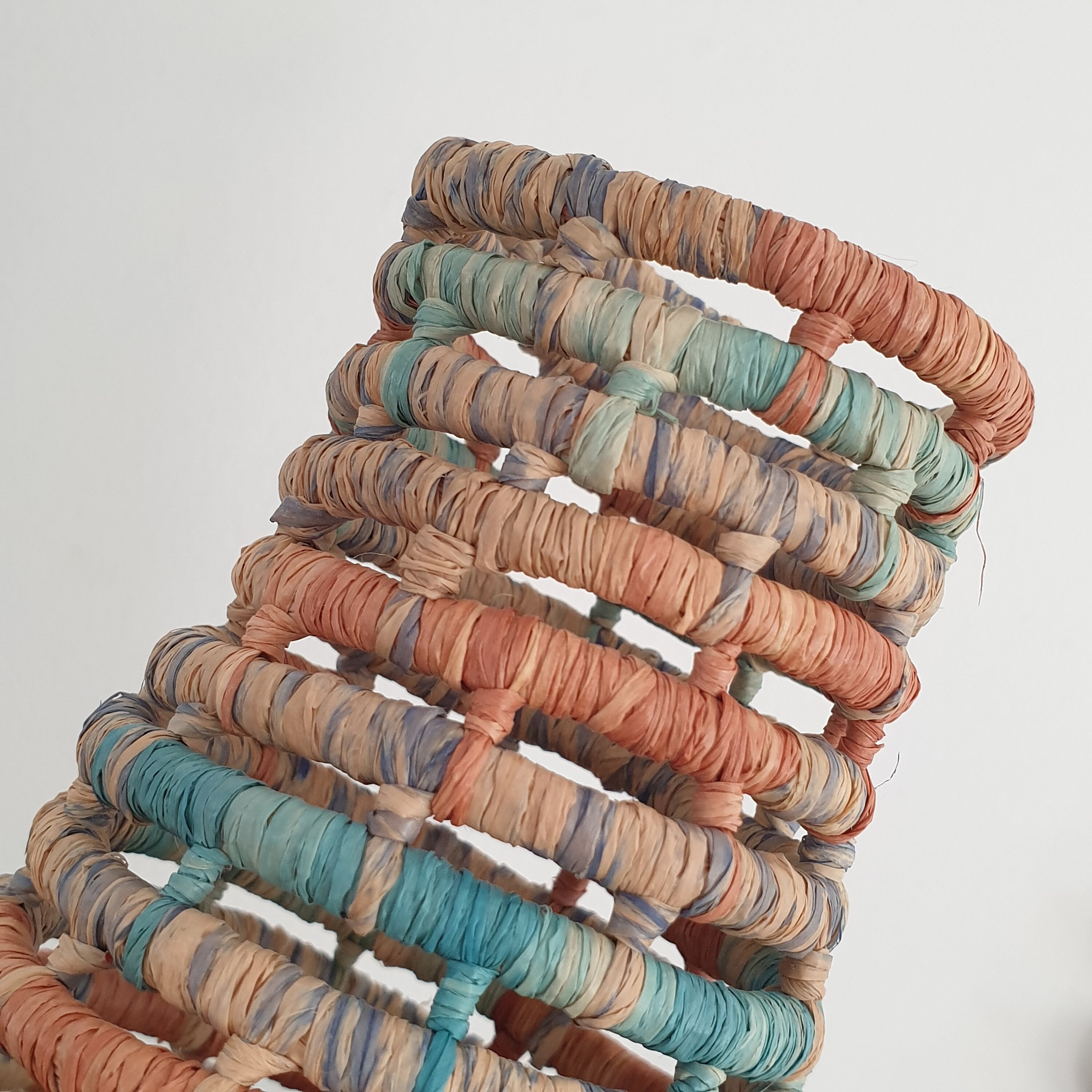 Handwoven Raffia Raffia Vessel Raffia Vase Plant Based Gift Sustainable ...