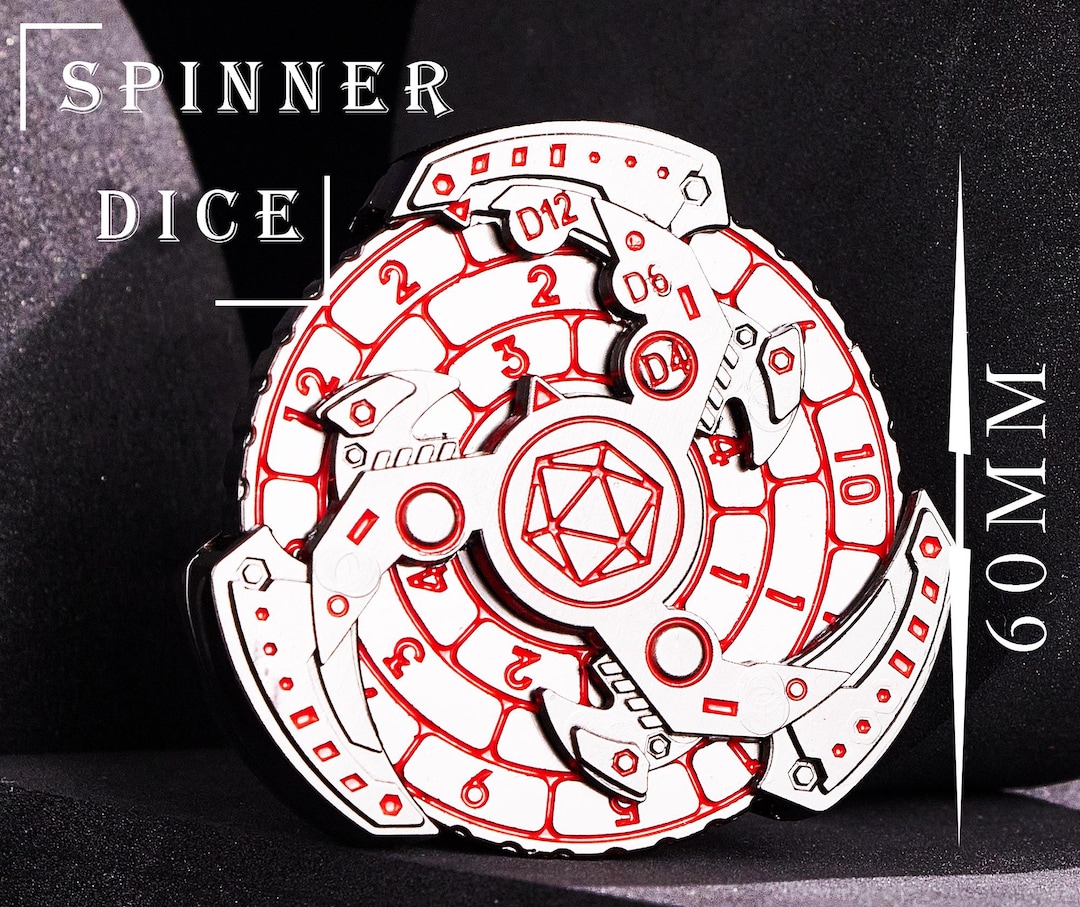 7 in 1 Fidget Spinner Dungeons and Dragons Dice Set for Dnd Gifts ...