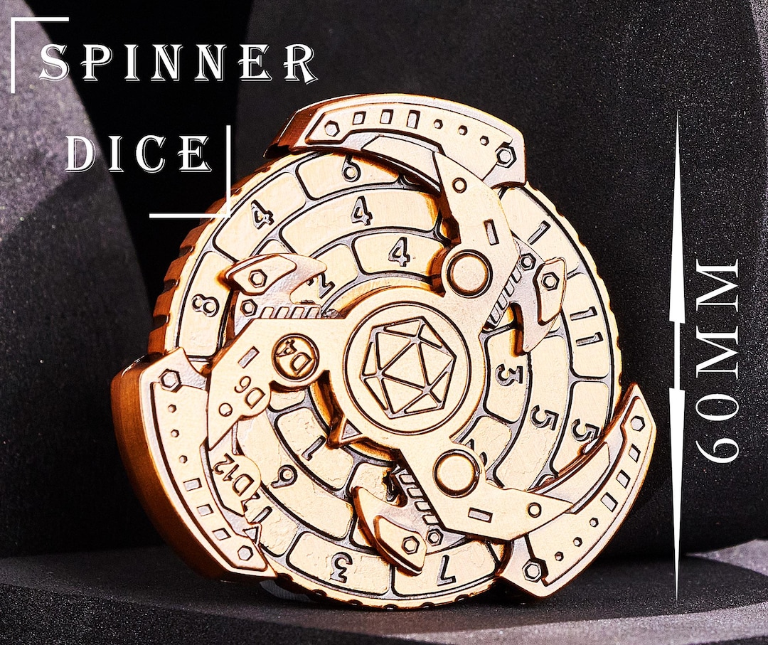 7 in 1 Fingertip Gyro Dungeons and Dragons Dice Set for Dnd Gifts ...