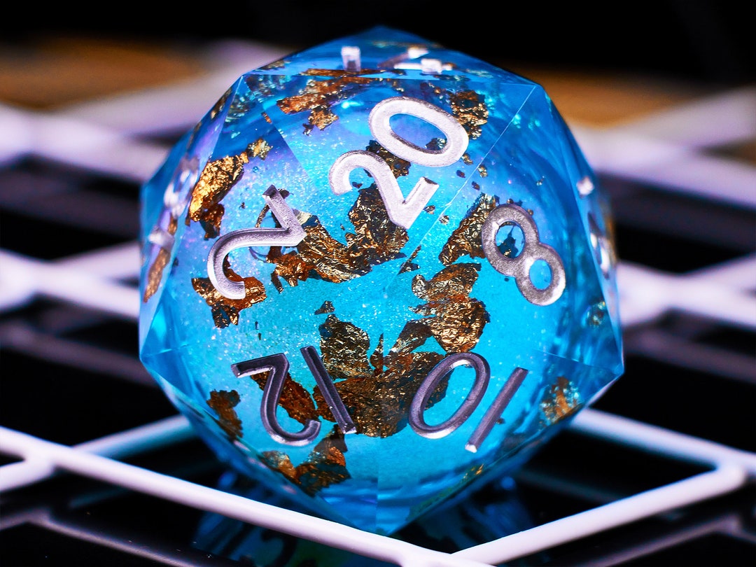 Jumbo D20 Dice for Role Playing Games , Giant D20 Liquid Core Dice ...