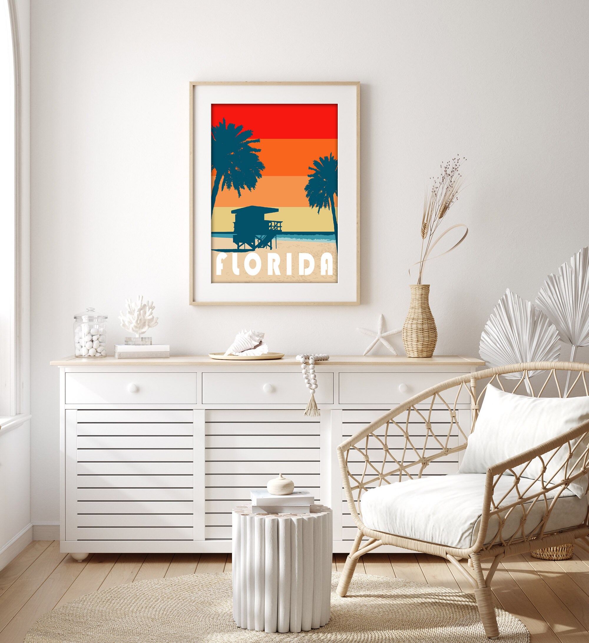 FLORIDA SUNSET Digital Download 18 x 24 Beach Art 11 x | Etsy