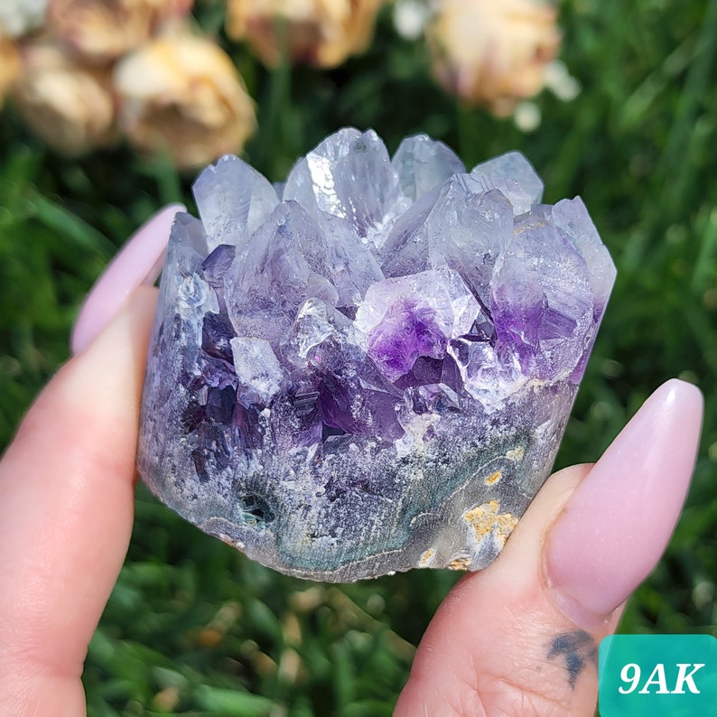 Amethyst Crystal Cake, Choose Your Mini Purple Cluster for Decor or ...