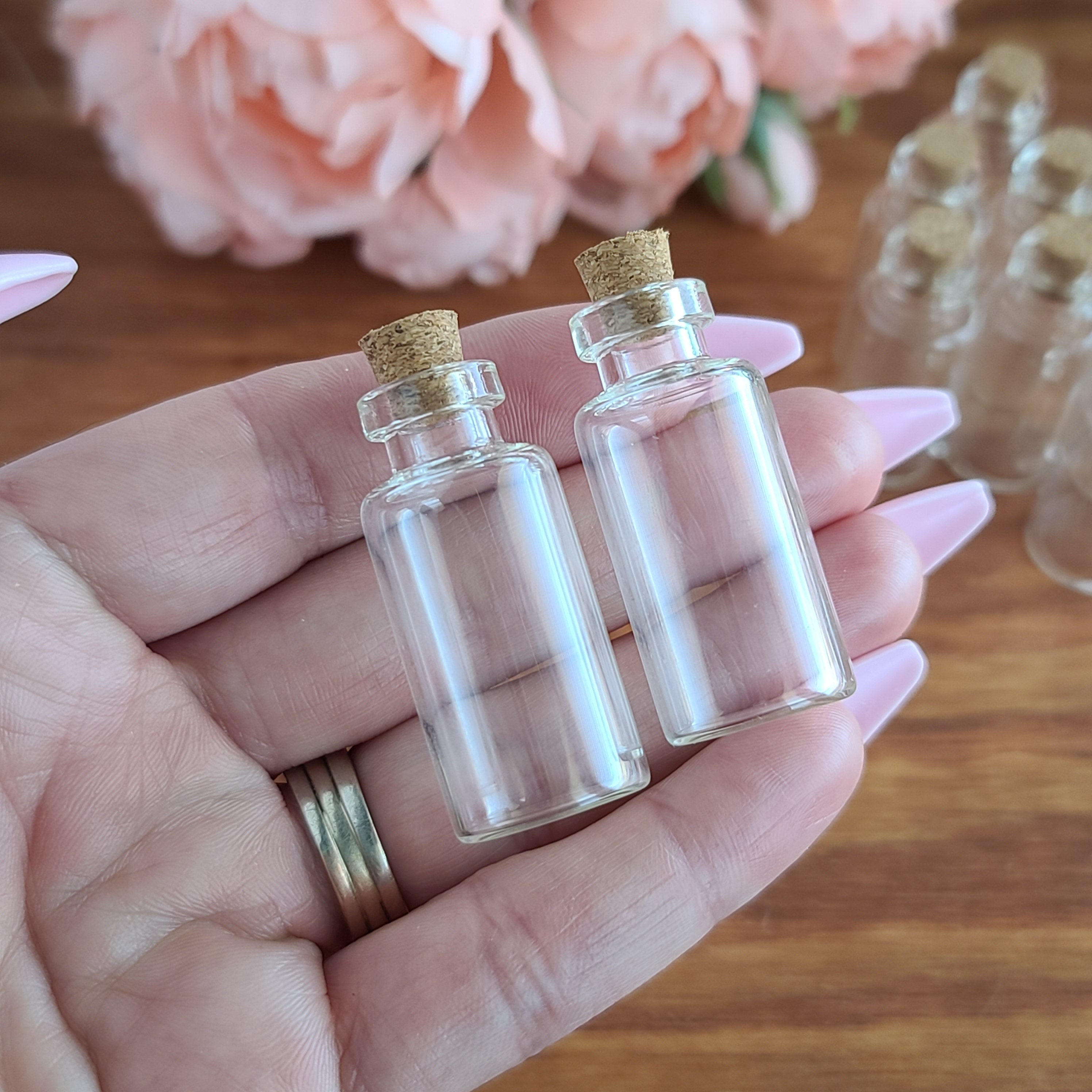 Small Glass Bottles Choose Quantity 40 X 18 Mm Mini Empty - Etsy
