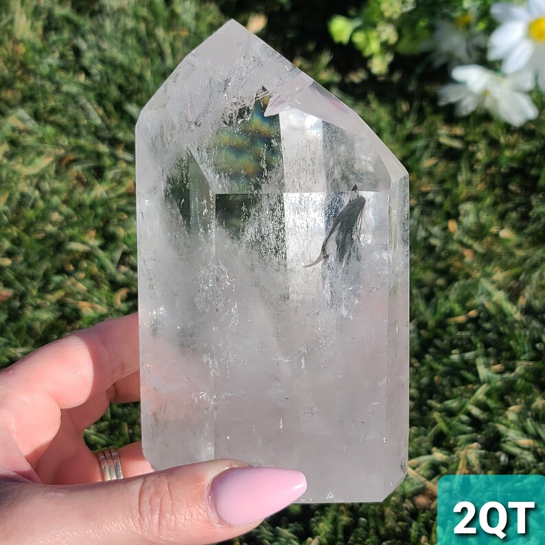 Clear Quartz Tower, Choose Your Large Crystal Point Obelisk Generator ...