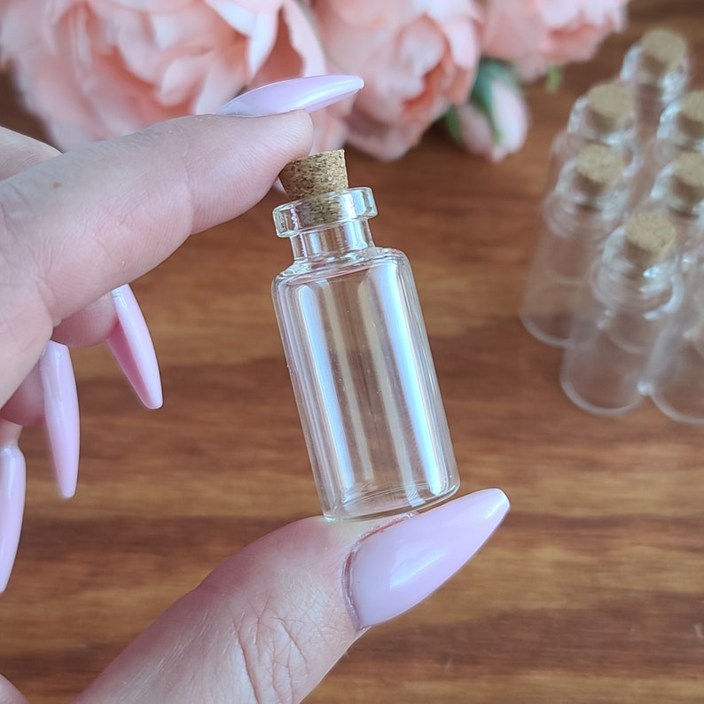 Small Glass Bottles Choose Quantity 40 X 18 Mm Mini Empty - Etsy