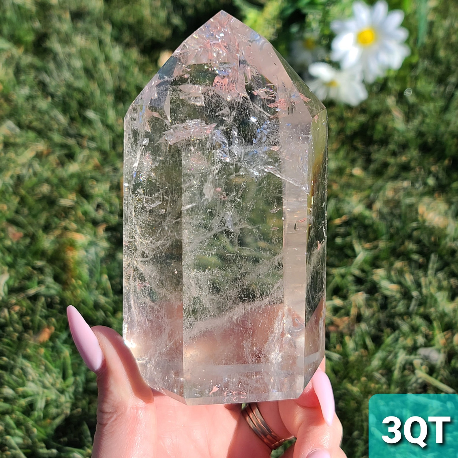 Clear Quartz Tower, Choose Your Large Crystal Point Obelisk Generator ...