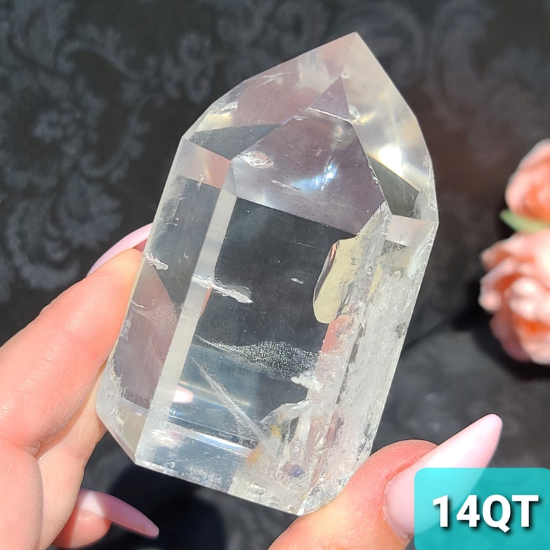 Clear Quartz Tower Choose Your Large Crystal Point Obelisk | Etsy