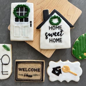 Housewarming Sugar Cookie Set, New Home Sugar Cookies, Realtor Gift Set ...