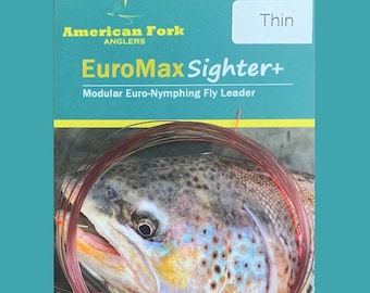 Euro Nymphing Leader W/ Sighter and Tippet Ring (25 Ft) - Hand Tied ...