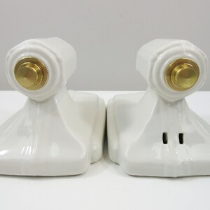 Refurbished Art Deco Wall Sconces for Bath - Pair - Efcolite - 1920's ...