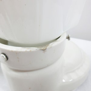 Refurbished Art Deco Shaded Porcelier Porcelain Wall Sconces Pull Chain ...