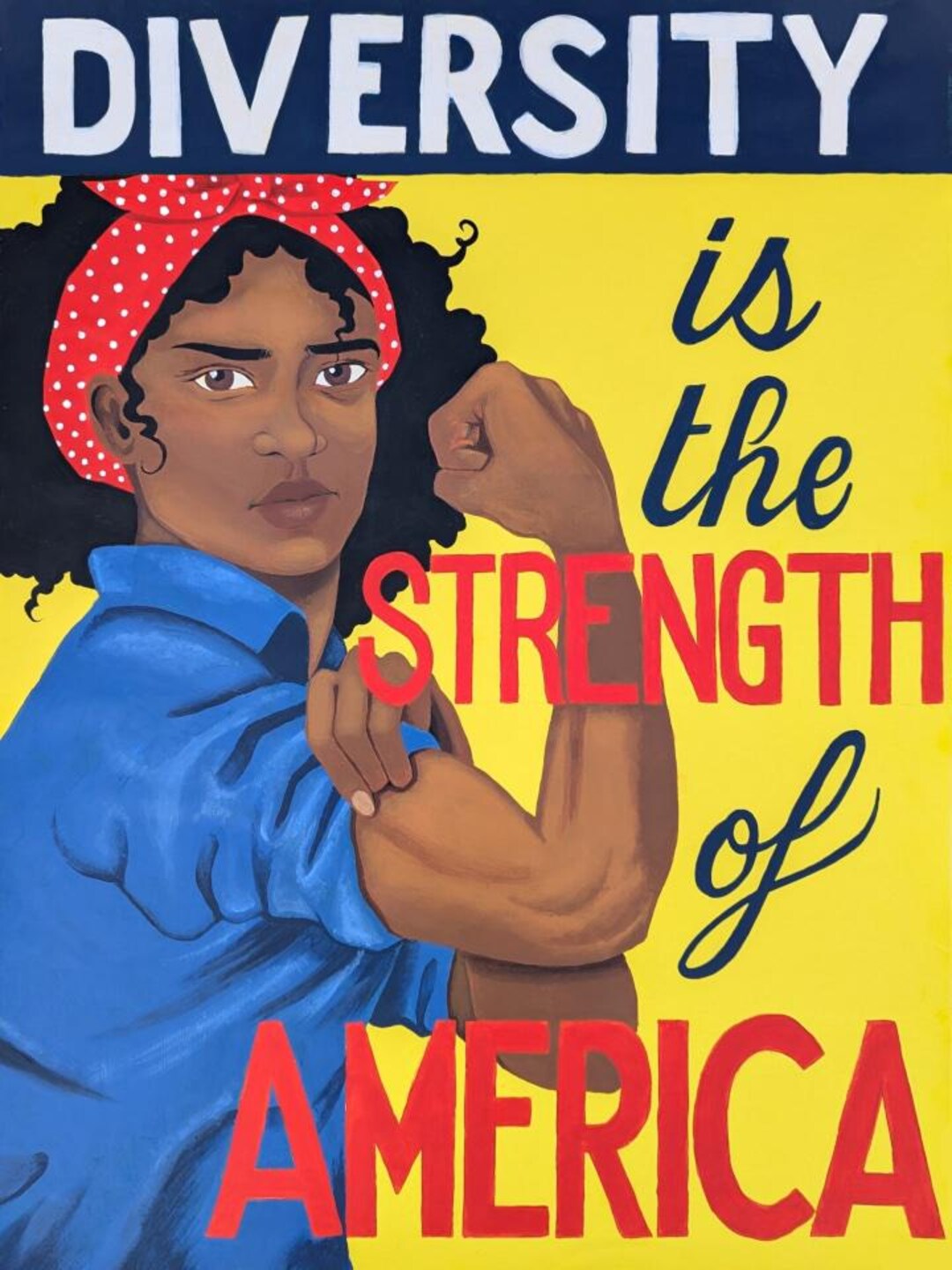 Diversity is the Strength of America Poster - Etsy