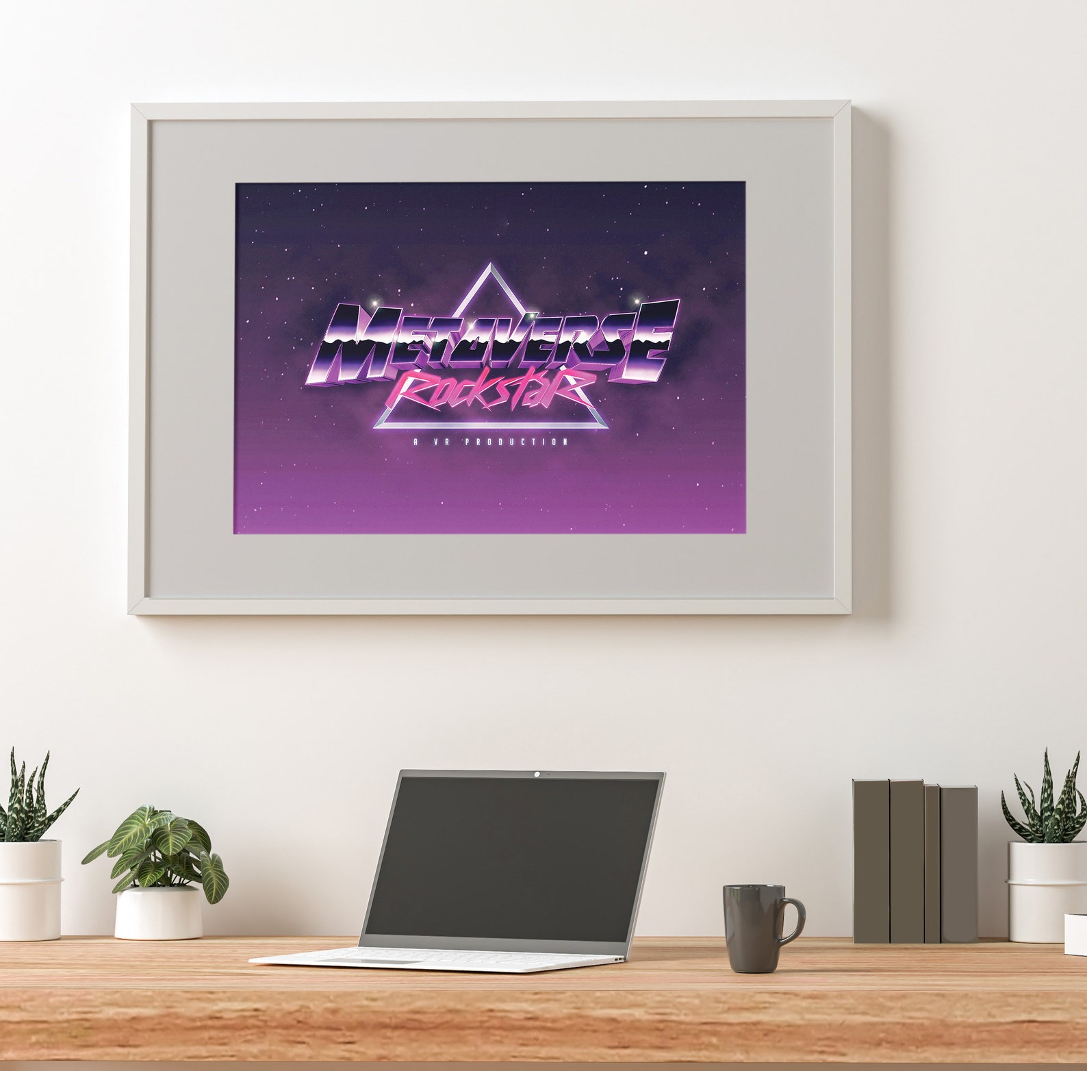 METAVERSE ROCKSTAR Metaverse Digital Posters 80s Retro | Etsy UK