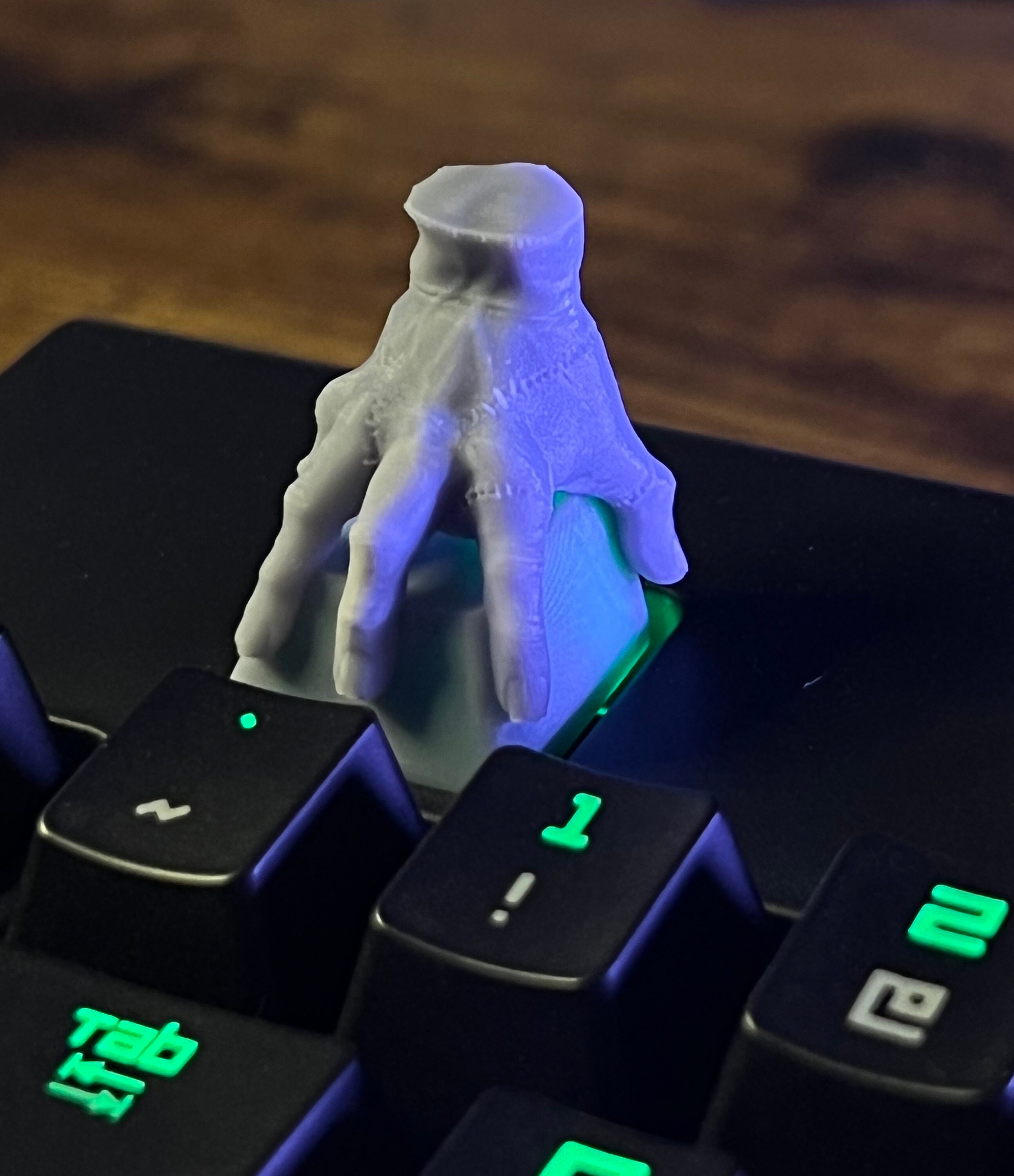 Thing Keycap From the Adams Family | Stl File | 3D Keycap Model STL ...