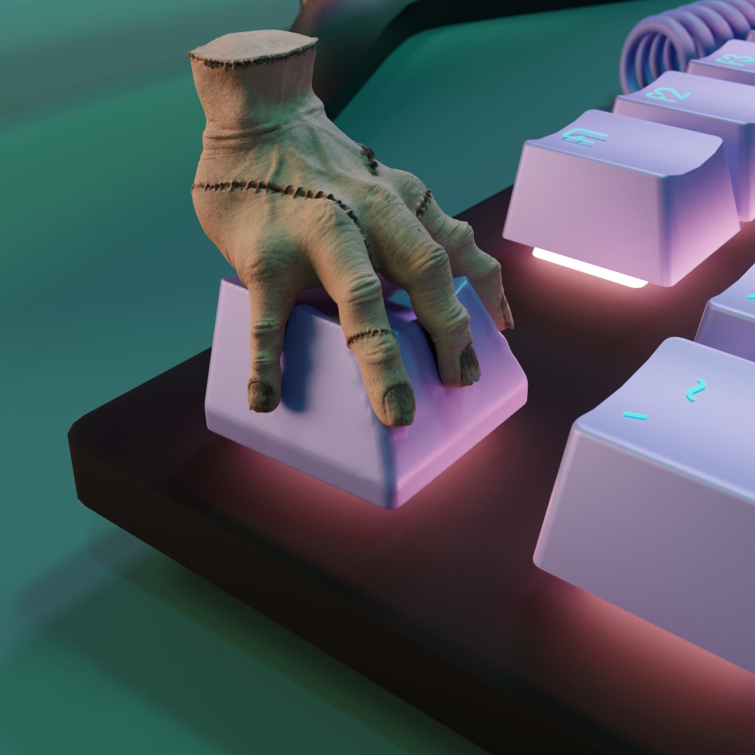 Thing Keycap From the Adams Family | Stl File | 3D Keycap Model STL ...