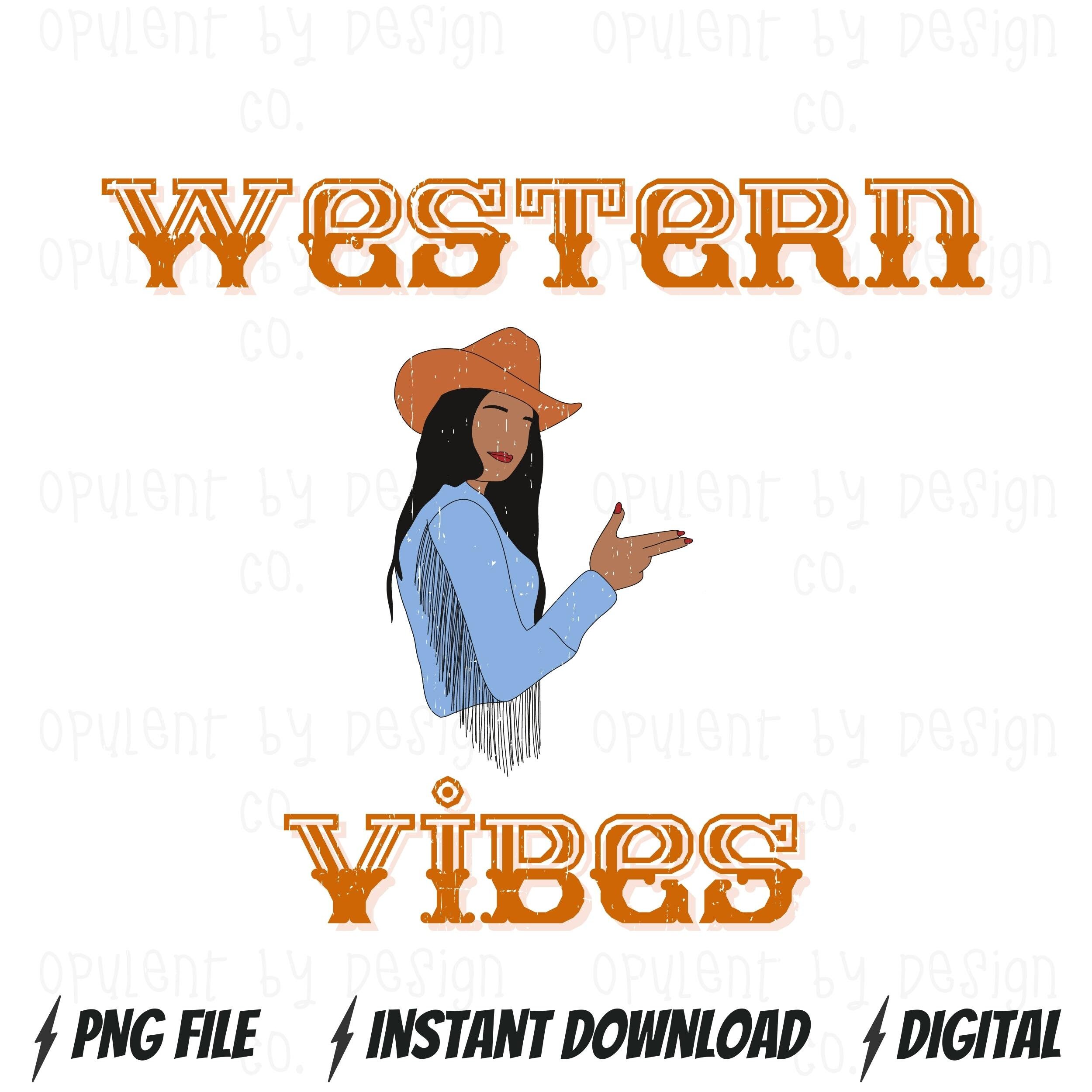 Western Vibes PNG, Western Boho PNG - Etsy