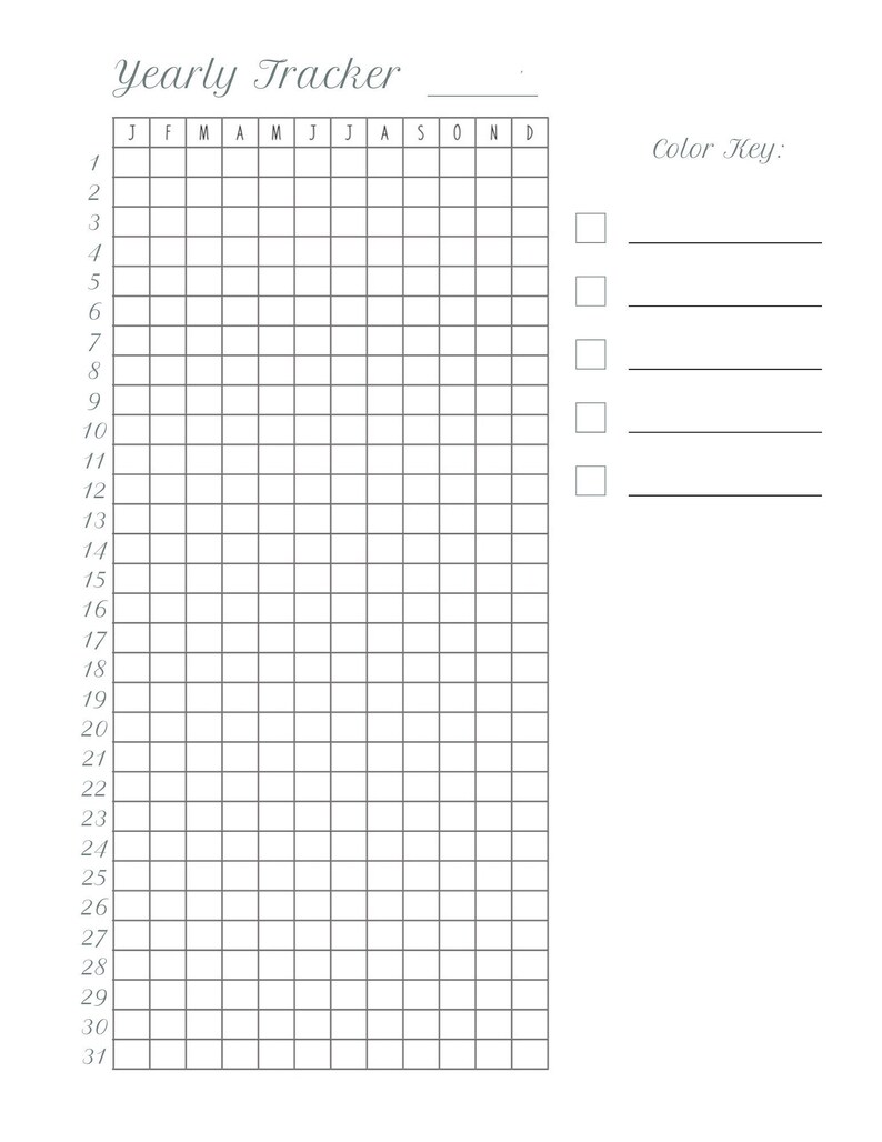 Yearly Calendar Tracker For Personal Or Commercial Use For Calendars yearly-calendar-tracker-for-personal-or-commercial-use-for-calendars