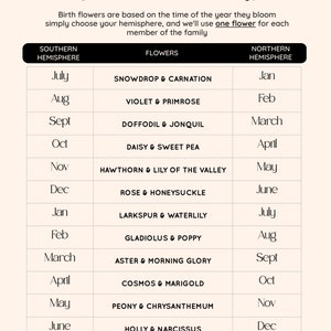 Minimalist Family Flower Illustration | Digital Illustration ...