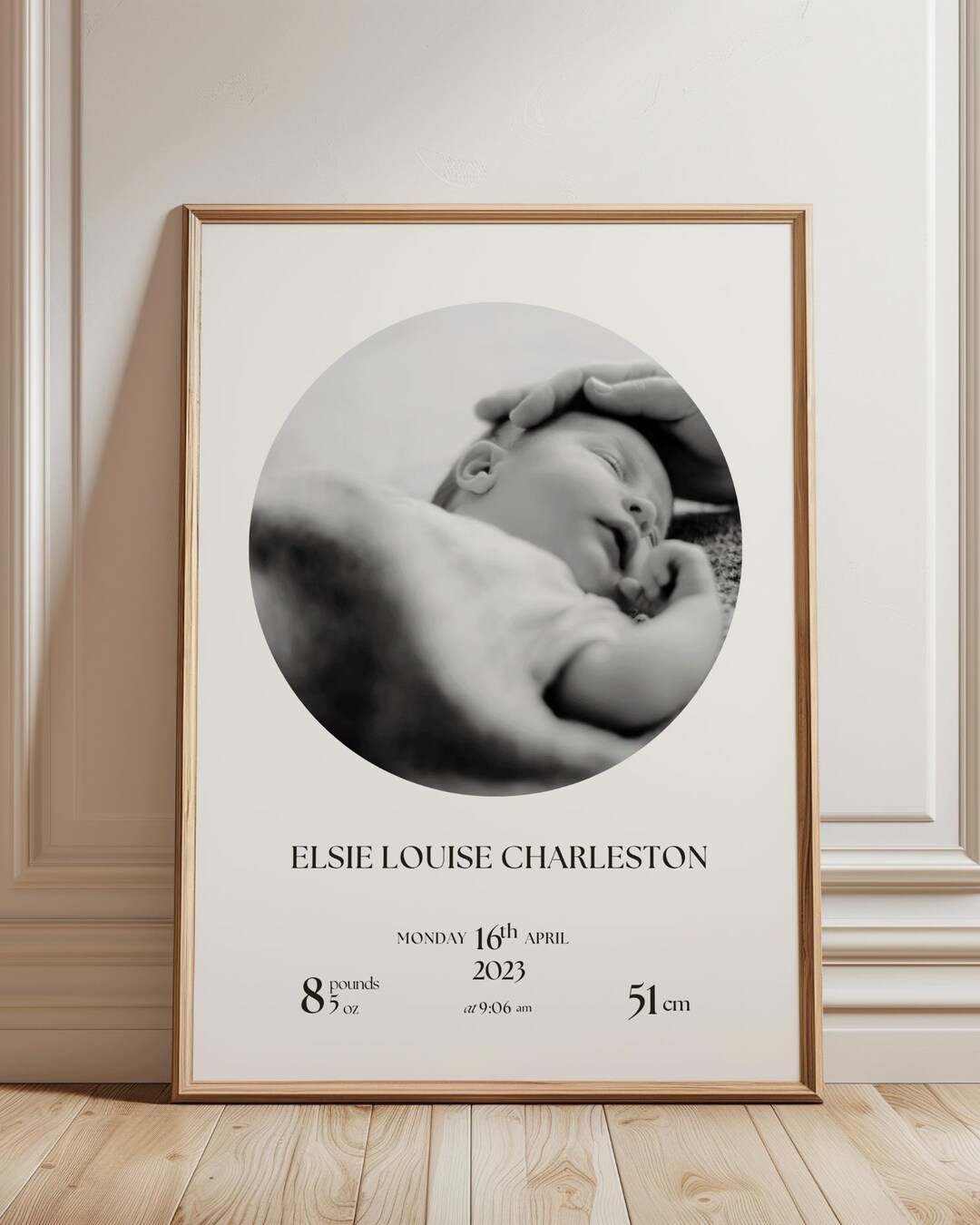 Personalised Birth Poster | Custom Artwork for Baby New Parents | Birth ...