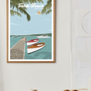 Custom Vintage Travel Poster, Personalised Art, Retro Digital Art ...