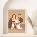 Custom Textured Family Illustration Personalised Gift - Etsy