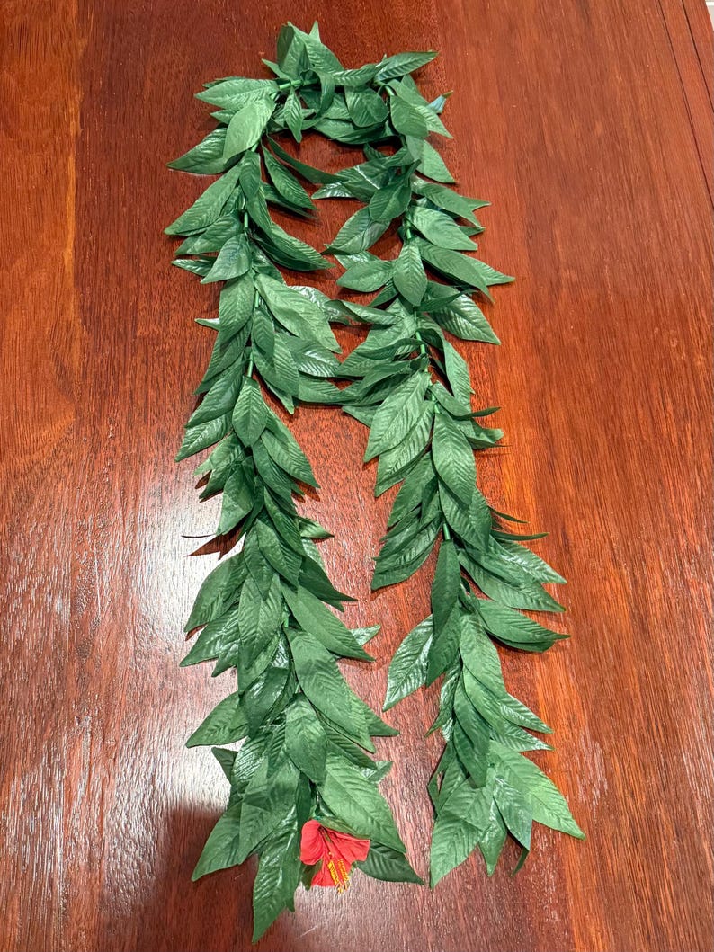 Maile Lei (60 Inch), Single Strand -artificial - Etsy