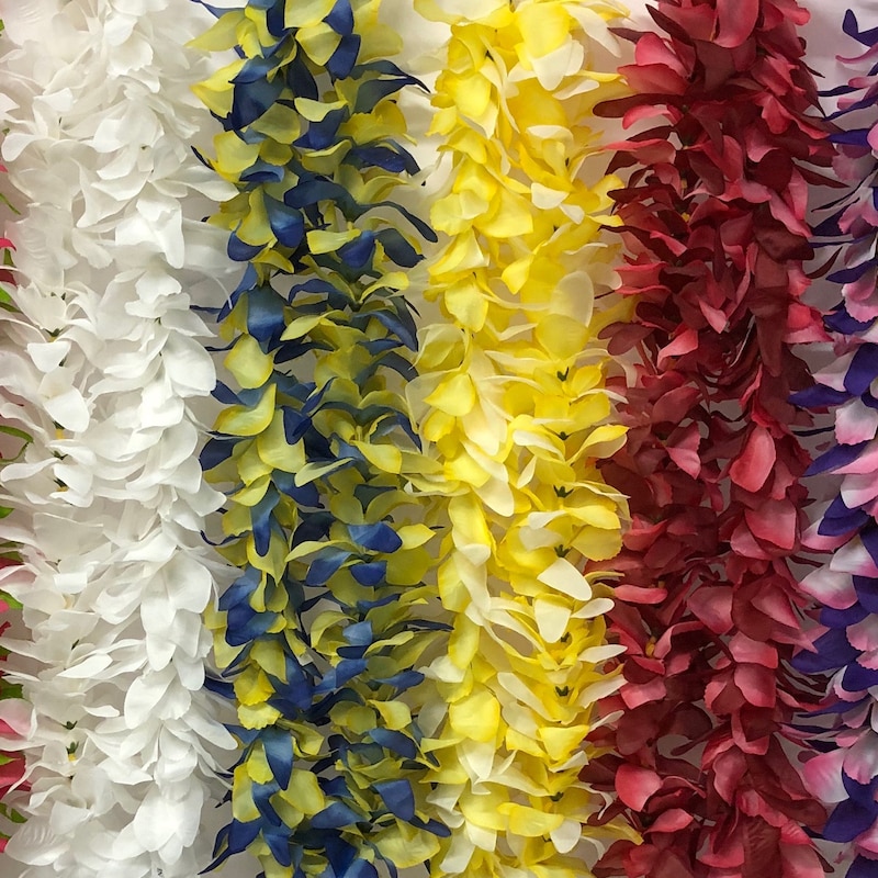Artificial White Leis - Etsy