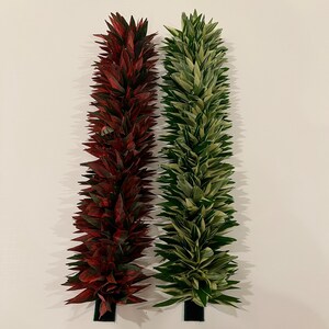 Ti Leaf Lei Po'o (haku Lei)- Artificial - Etsy