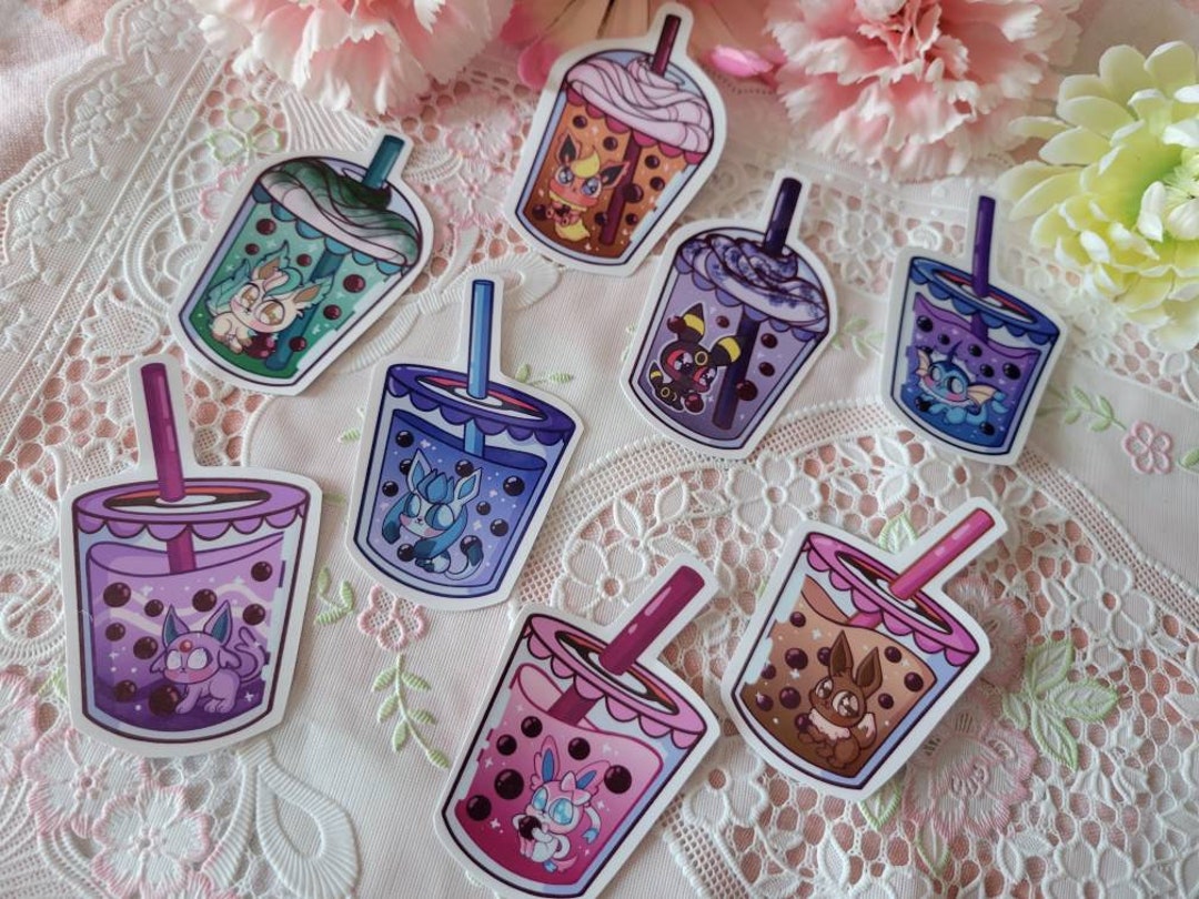 Cute Boba Critters - Glossy Stickers - Etsy