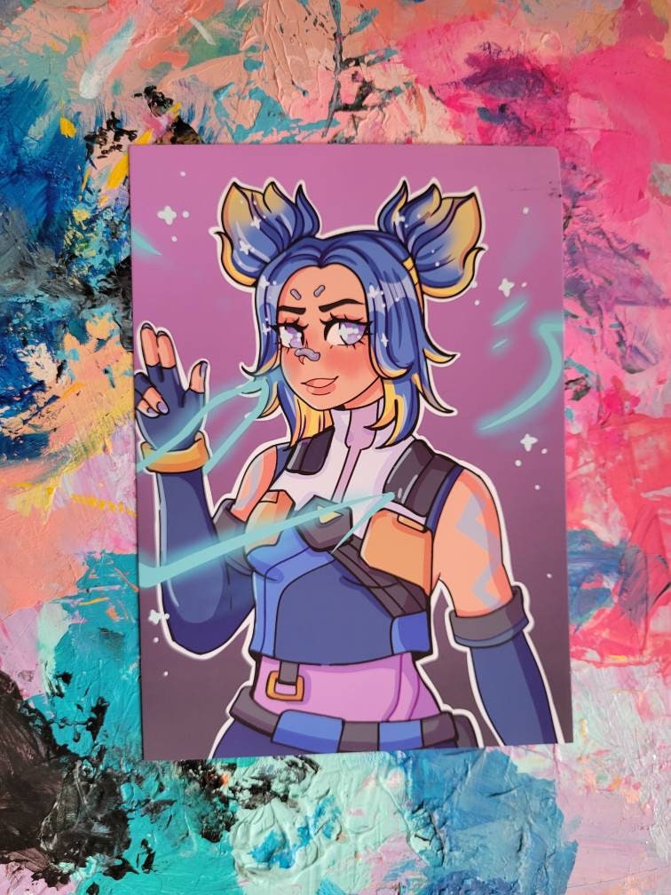 Digital Prints Prints Neon Valorant Art Print Art & Collectibles etna.com.pe