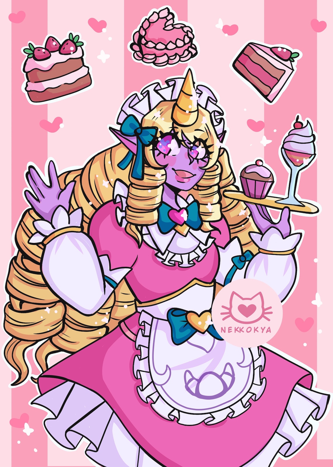 Cafe Cutie Art Print - Etsy