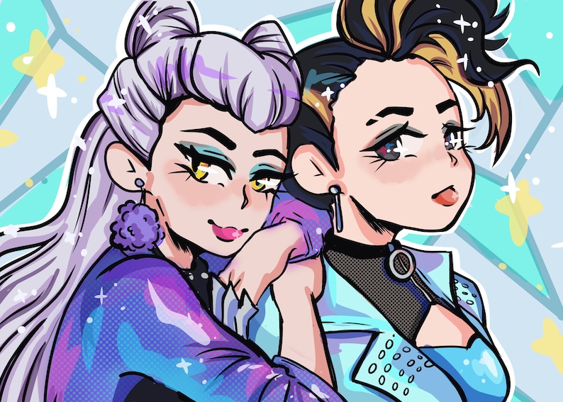 KDA All Out Eve x Akali League of Legends Art Print - Etsy.de