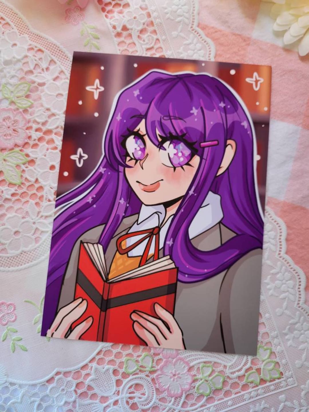 Yuri- DDLC Art Print - Etsy