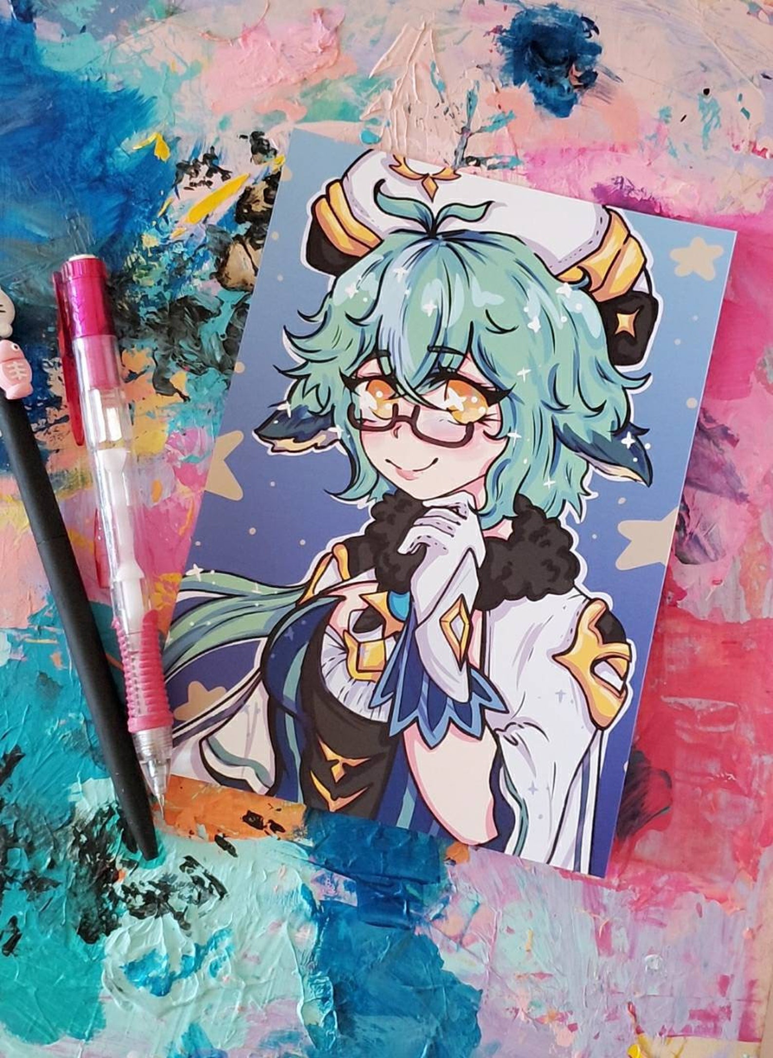 Sucrose Genshin Impact Art Print - Etsy