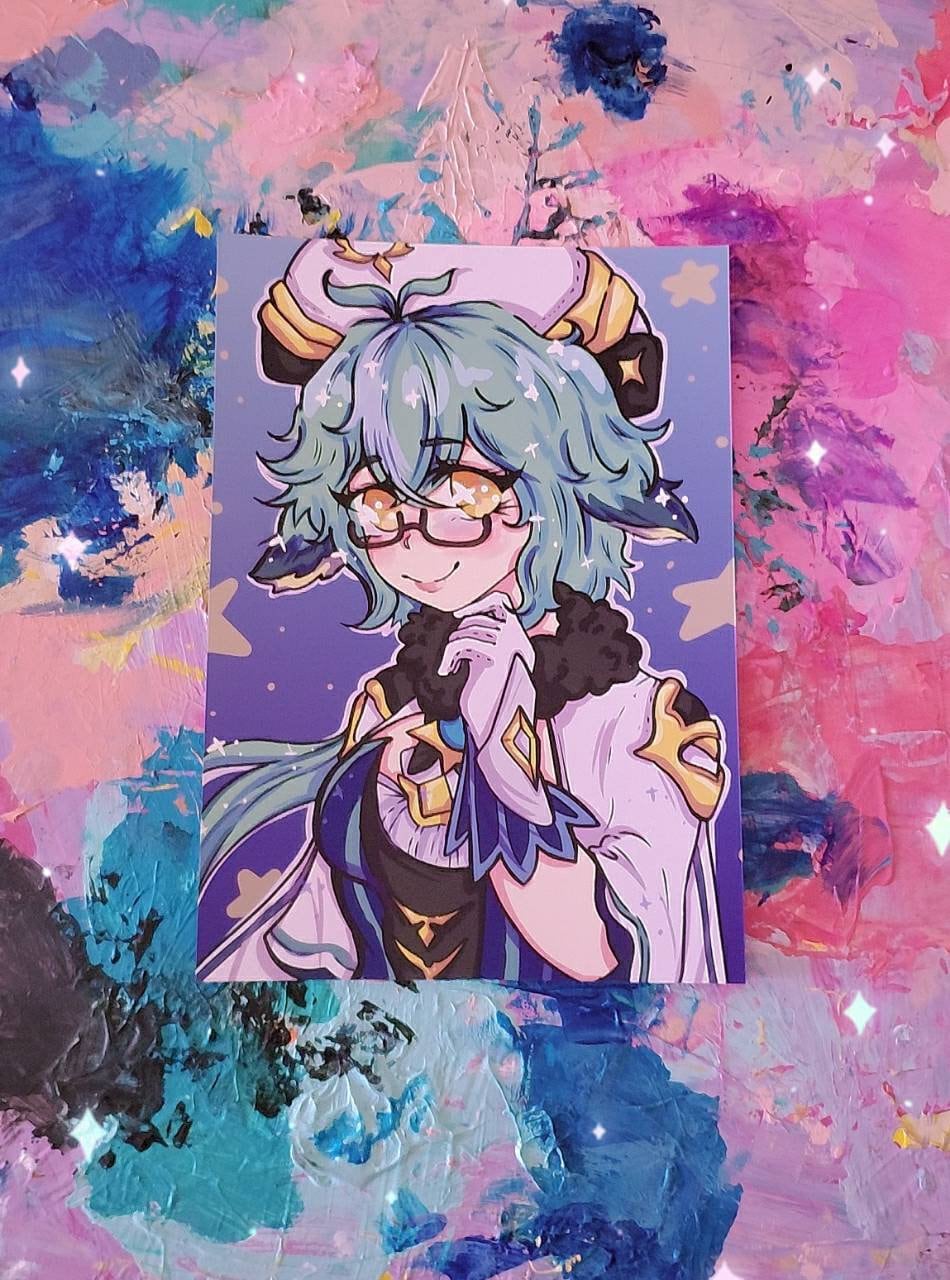 Sucrose Genshin Impact Art Print - Etsy