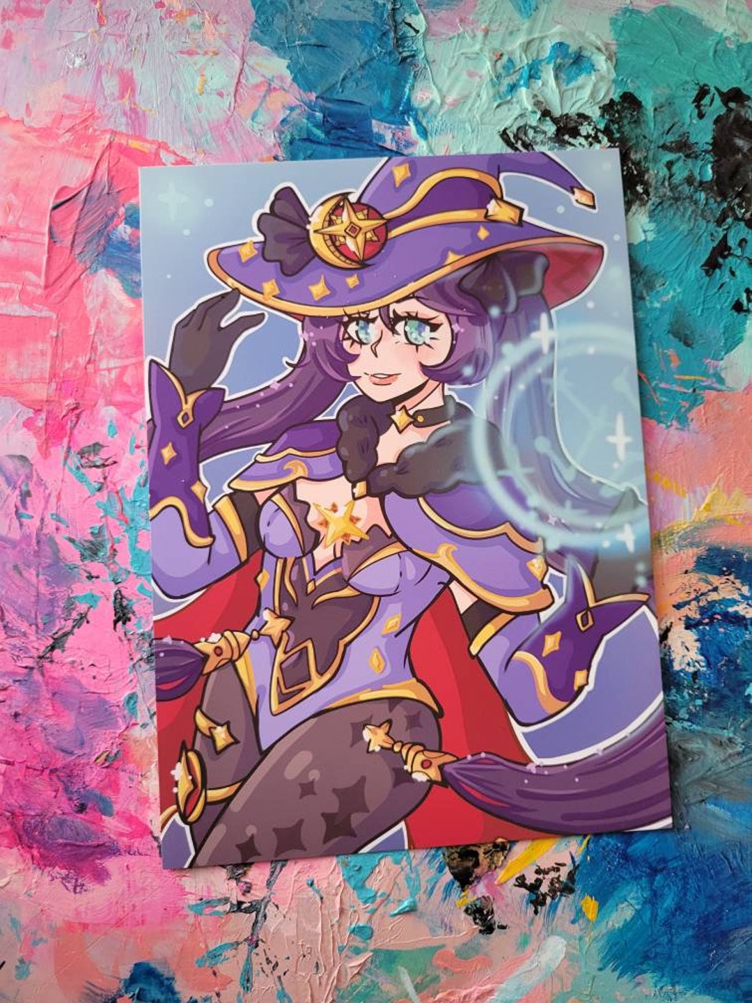Mona Genshin Impact Art Print - Etsy